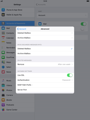 Set up your tablet for Telstra Mail - Apple iPad Pro 10.5 (iOS 11.0 ...
