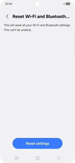 Resetting network settings on your Samsung Galaxy S25 Android 15 | EE