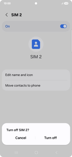 Selecting dual SIM settings on your Samsung Galaxy S25 Ultra Android 15 | EE