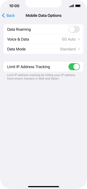 Turn data roaming on your Apple iPhone 13 iOS 17 on or off - Telstra