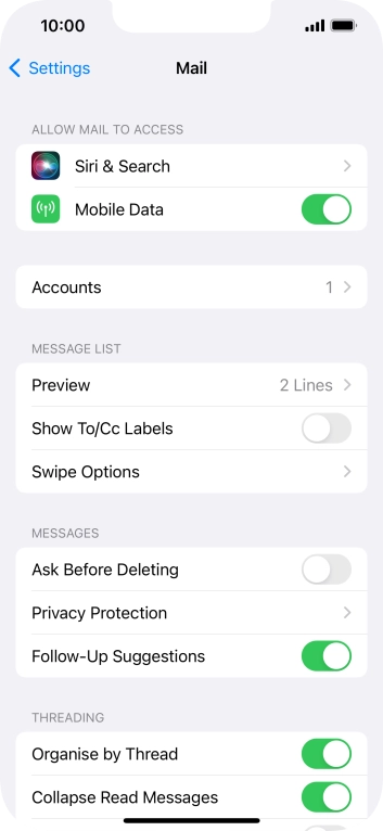 Set up your Apple iPhone 13 iOS 17 for Telstra Mail - Telstra