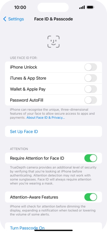 Use Face ID on your Apple iPhone 15 Pro Max iOS 17 - Telstra