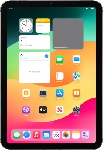 iPad mini (2021) (iPadOS 17) guides and problems for Getting started | EE