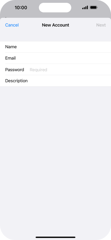 Set up your iPhone 14 Pro Max iOS 16.0 for Mail