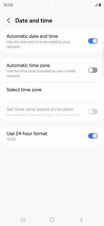 Set date and time on your Samsung Galaxy S24 Ultra Android 14