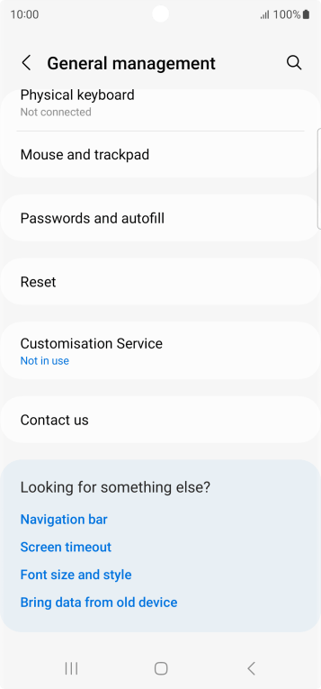 Resetting network settings on your Samsung Galaxy S23 Ultra Android 13 | EE
