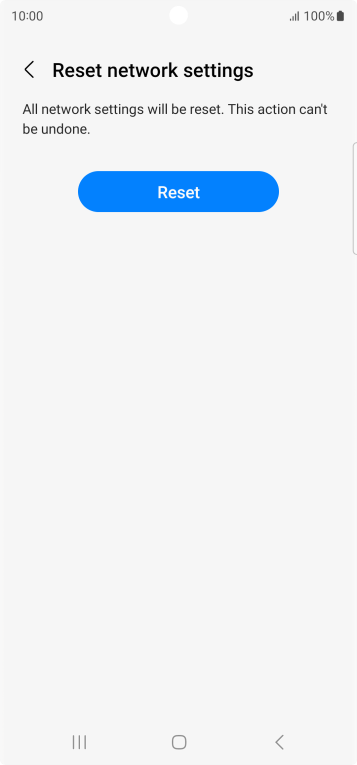 Resetting network settings on your Samsung Galaxy S23 Ultra Android 13 | EE