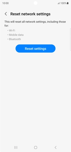 Resetting network settings on your Samsung Galaxy S23 Ultra Android 13 | EE