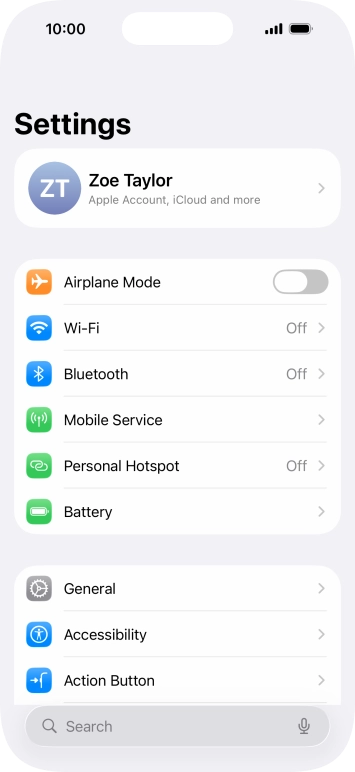 Selecting network on your Apple iPhone 16 Pro iOS 26 | EE