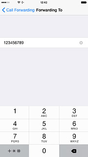 Divert calls to alternative number - Apple iPhone 6 (iOS8) - Telstra