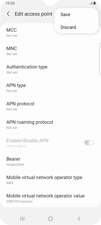 Setting up your Samsung Galaxy A32 5G Android 11.0 for internet | EE