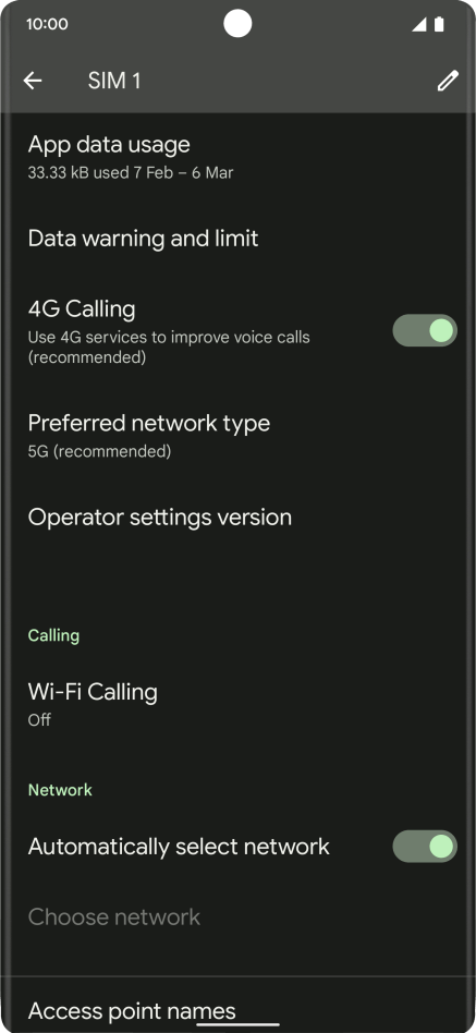Check data usage - Google Pixel 6 Pro - Optus