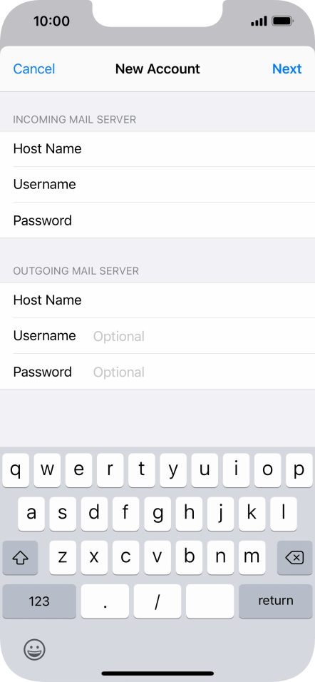 Set up your mobile phone for IMAP email - Apple iPhone 13 - Optus