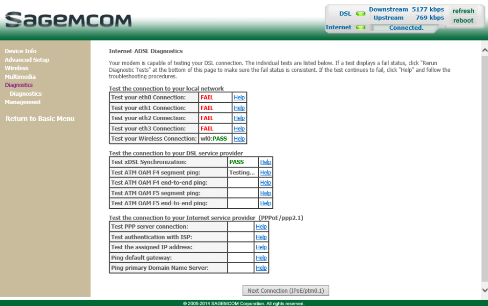 Guide to the modem settings menu - Sagemcom Gateway F@ST 3864 - Optus Guide to the modem settings menu - Sagemcom Gateway F@ST 3864 - Optus