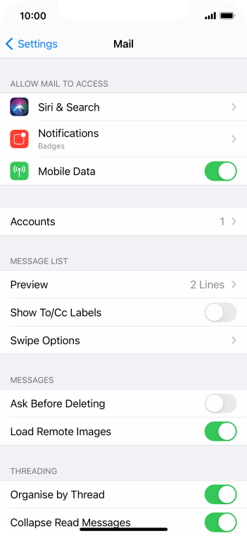 Set up your mobile phone for IMAP email - Apple iPhone 12 - Optus