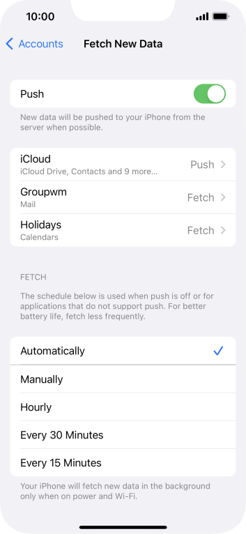 Set up your mobile phone for POP3 email - Apple iPhone 13 - Optus