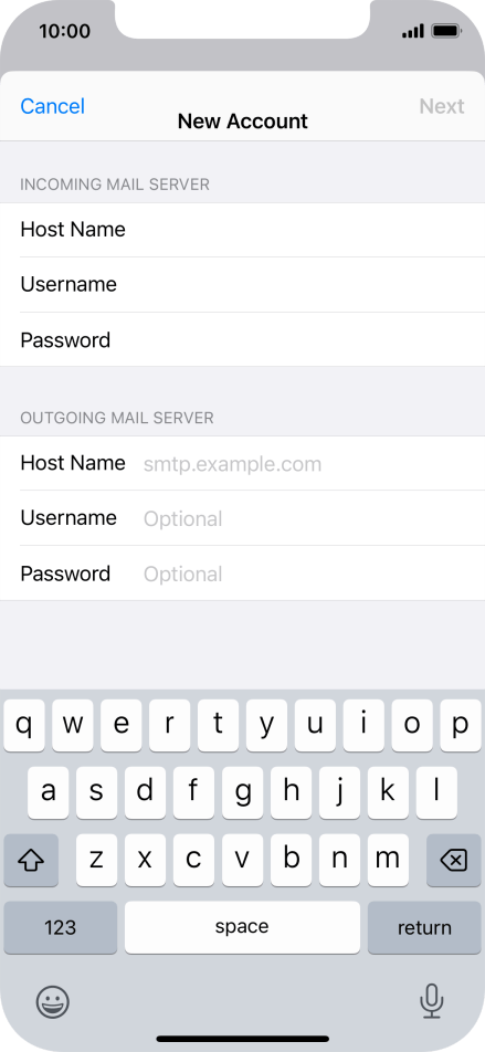 Set up your mobile phone for IMAP email - Apple iPhone 12 - Optus