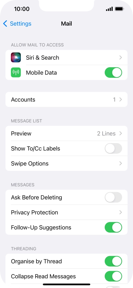 Set up your mobile phone for IMAP email - Apple iPhone 13 - Optus