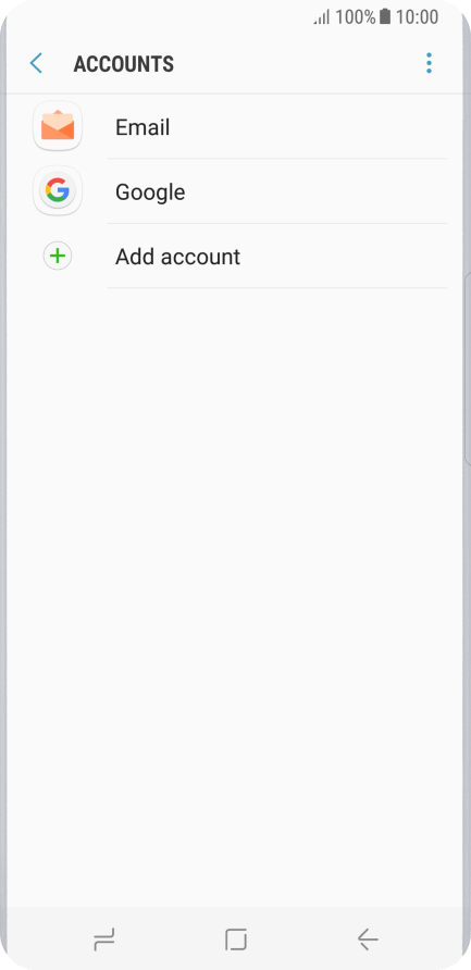 Set up your mobile phone for POP3 email - Samsung Galaxy S8 - Optus