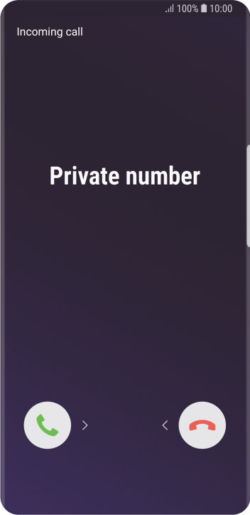 Answer call - Samsung Galaxy S9 - Optus