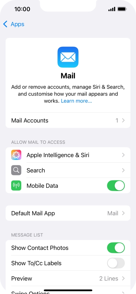 Set up your mobile phone for IMAP email - Apple iPhone 16e - Optus