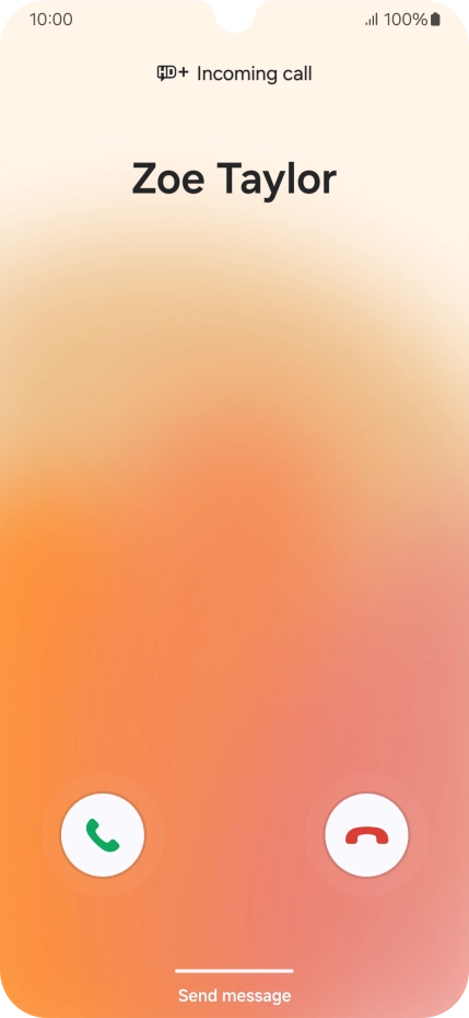 Answer call - Samsung Galaxy A15 5G - Optus