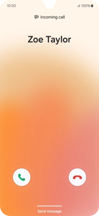 Answer call - Samsung Galaxy A16 5G - Optus