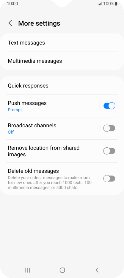 Set up your mobile phone for SMS - Samsung Galaxy A13 - Optus