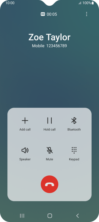Answer call - Samsung Galaxy A13 - Optus
