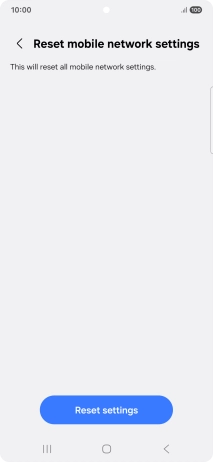 Reset network settings - Samsung Galaxy S25 Ultra - Optus