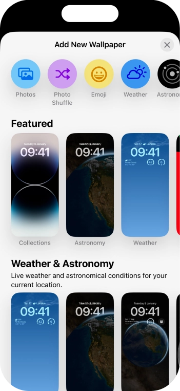 Choose lock screen settings - Apple iPhone 14 Pro - Optus