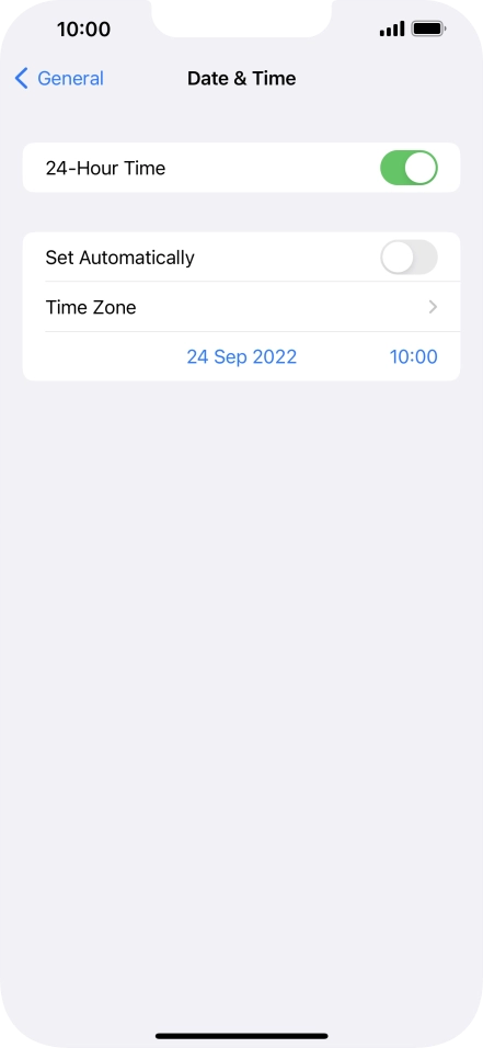 Set date and time - Apple iPhone 13 Pro Max - Optus