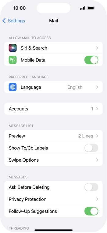Set up your mobile phone for IMAP email - Apple iPhone 14 Pro - Optus