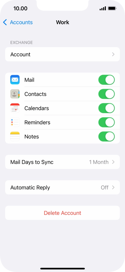Delete email account - Apple iPhone 13 Pro - Optus