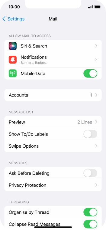 Set up your mobile phone for IMAP email - Apple iPhone 12 - Optus