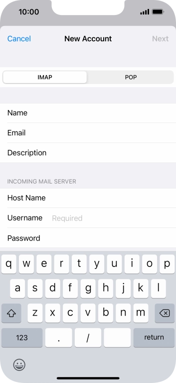 Set up your mobile phone for IMAP email - Apple iPhone 13 - Optus