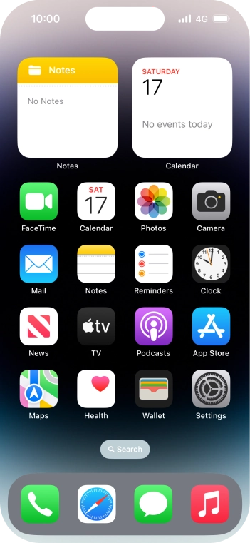 List of screen icons - Apple iPhone 14 Pro - Optus