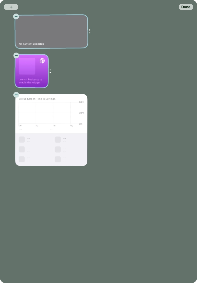 Use widgets - Apple iPad (10th Generation) - Optus