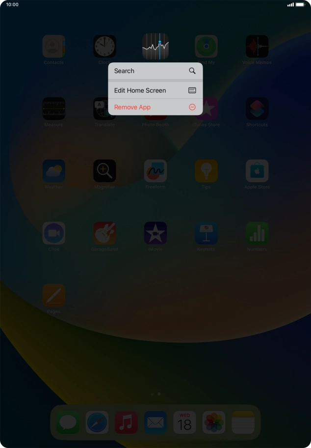 Uninstall apps - Apple iPad (10th Generation) - Optus