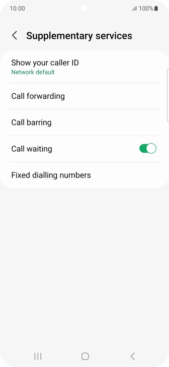 Samsung Galaxy S23 - Turn your own caller identification on or off ...