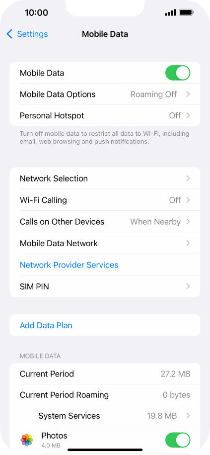 Apple iPhone 13 Pro Max - Turn data roaming on or off | Vodafone Ireland