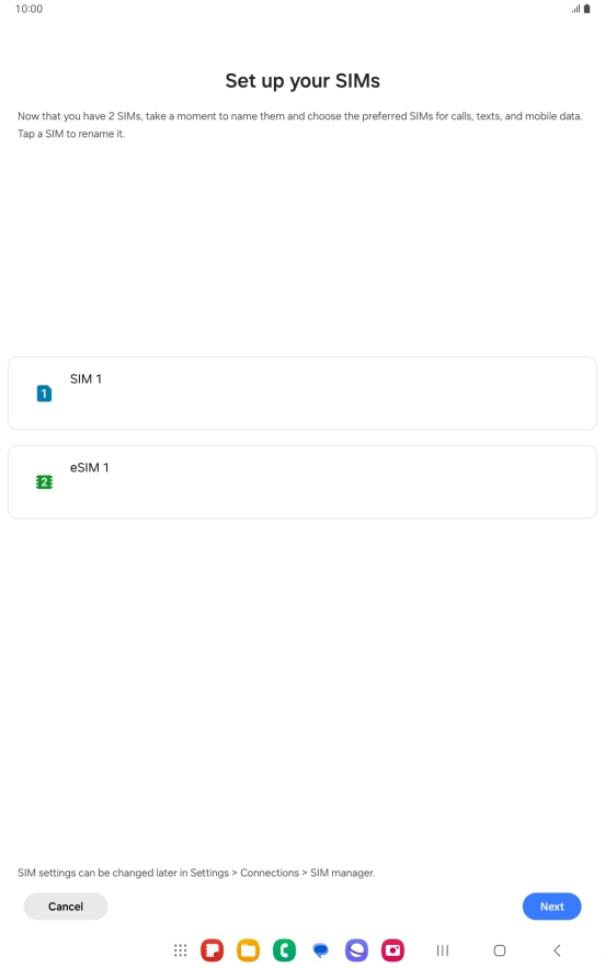 Samsung Galaxy Tab S9 FE 5G - Activate eSIM | Vodafone UK