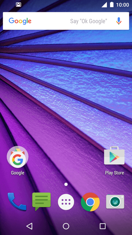 Motorola Moto G (3rd gen) - XT1541 - List of screen icons | Vodafone UK