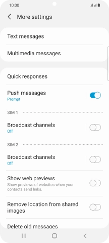 Samsung Galaxy S21 5G - Set up your phone for text messaging | Vodafone UK