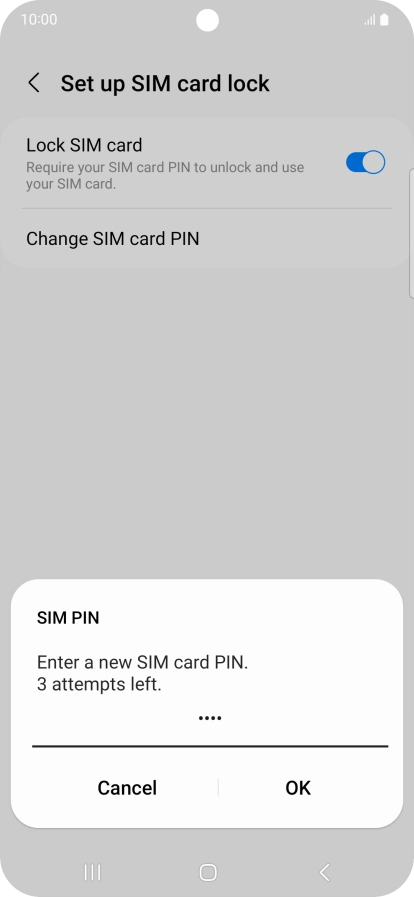 Samsung Galaxy A54 5G - Change PIN | Vodafone UK