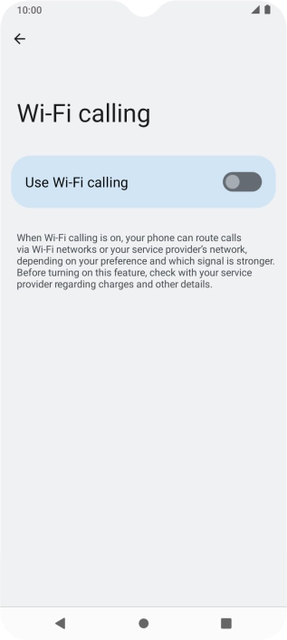 Motorola Moto E13 - Turn Wi-Fi calling on or off | Vodafone UK