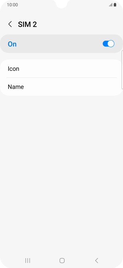 Samsung Galaxy A34 5G - Select dual SIM settings | Vodafone UK