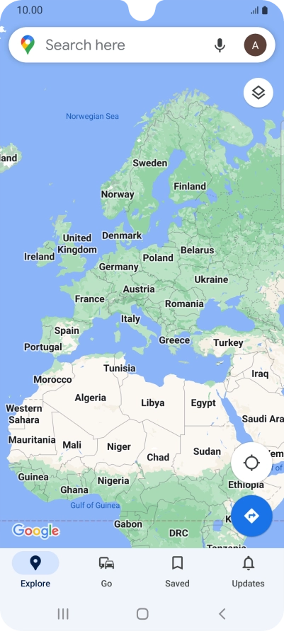 Samsung Galaxy A33 5G - Use Google Maps | Vodafone UK