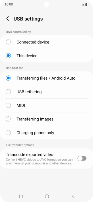 Samsung Galaxy A54 5G - Transfer files between computer and phone ...