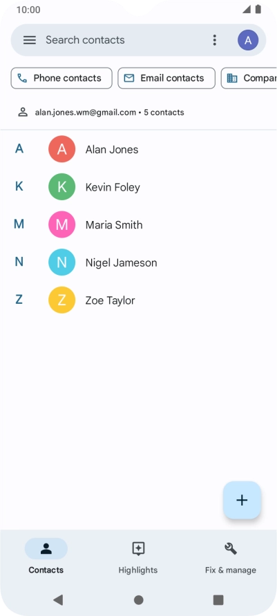 Motorola Moto E13 - Import contacts from your SIM to your phone ...
